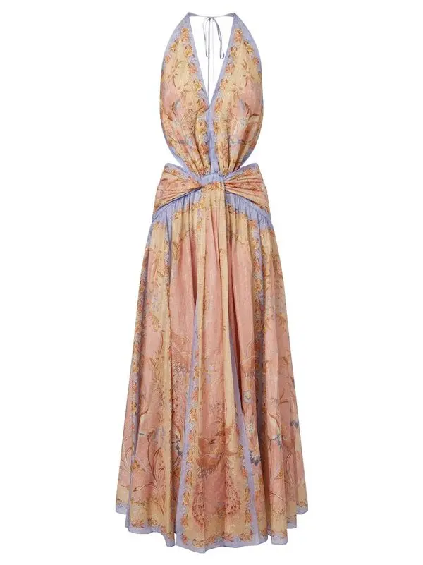 Zimmermann Indra Maxi Dress - Pink