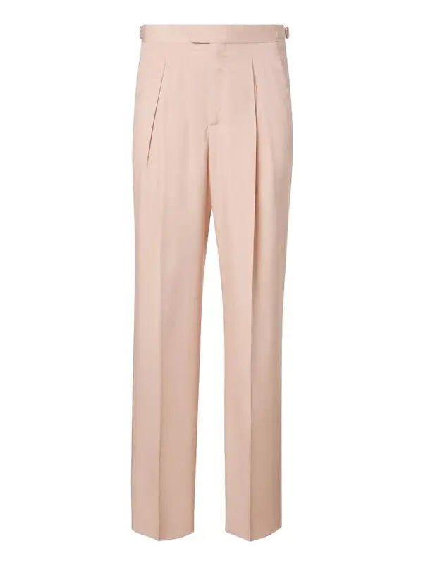 UMIT BENAN Silk Suit Pants - Pink
