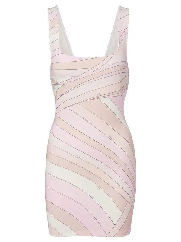 Emilio Pucci Iride Jersey Minidress - Pink