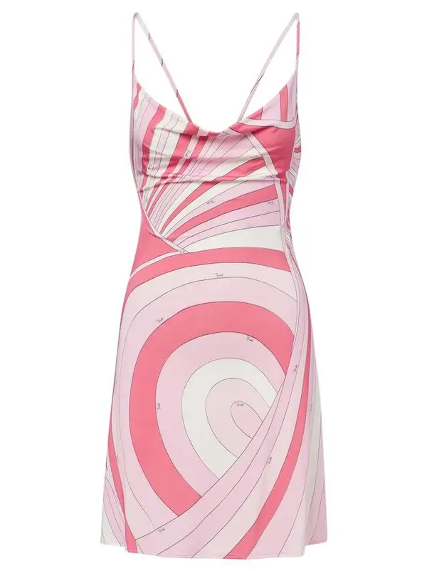 Emilio Pucci Iride Jersey Minidress - Pink