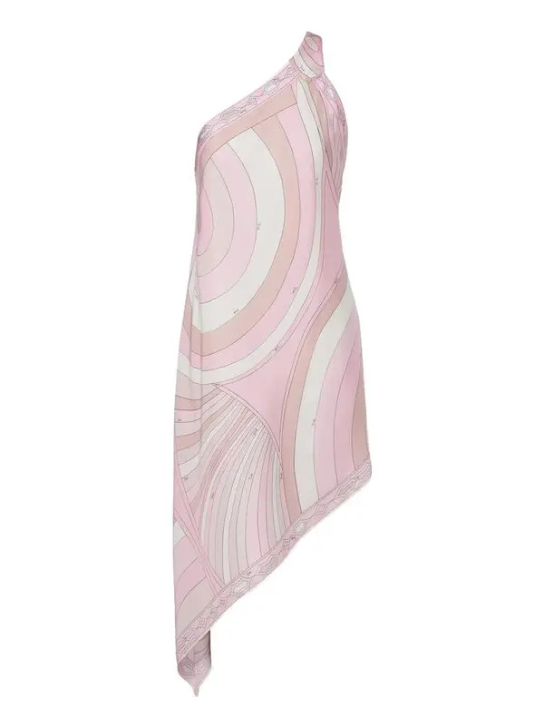 Emilio Pucci Irides Silk Twill Minidress - Pink