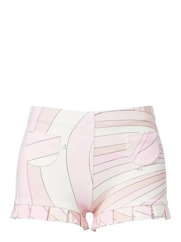 Emilio Pucci Iridescent Jersey Shorts - Pink