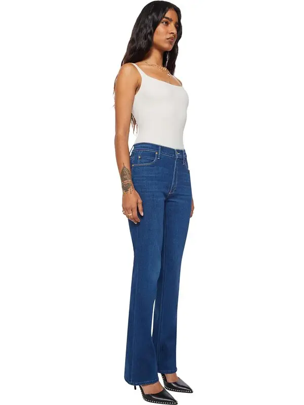 MOTHER The Lil' Runaway Pinkies Up! Jeans - Blue