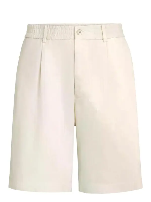 Brunello Cucinelli Twisted Cotton Gabardine Bermuda Shorts - Neutrals
