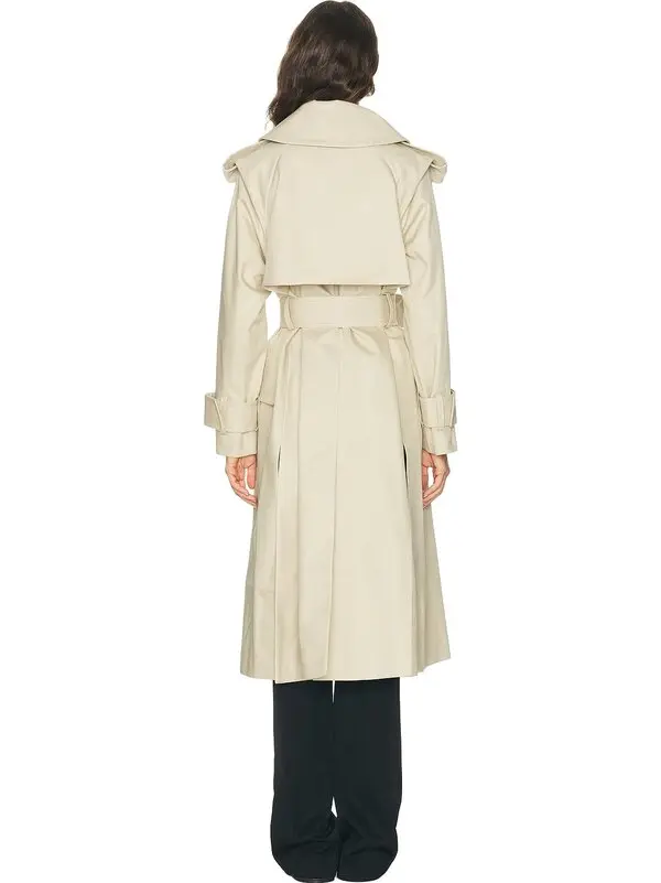 Victoria Beckham Philippa Trench Coat - Beige