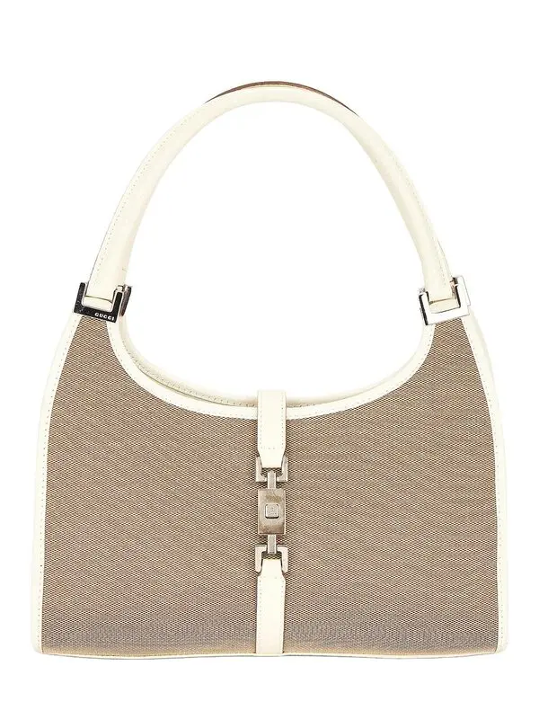 Gucci Bardot Shoulder Bag - Beige