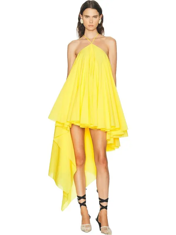 Jacquemus La Robe Triangle Courte Dress - Yellow