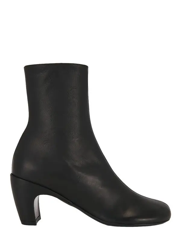 Dries Van Noten Leather Heeled Boots - Black