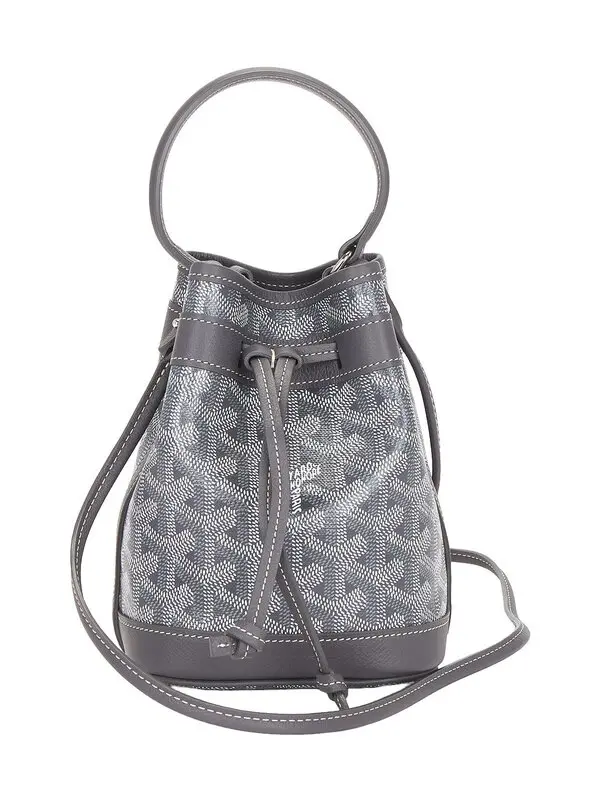 Goyard Petit Flot Mini Bucket Bag - Grey