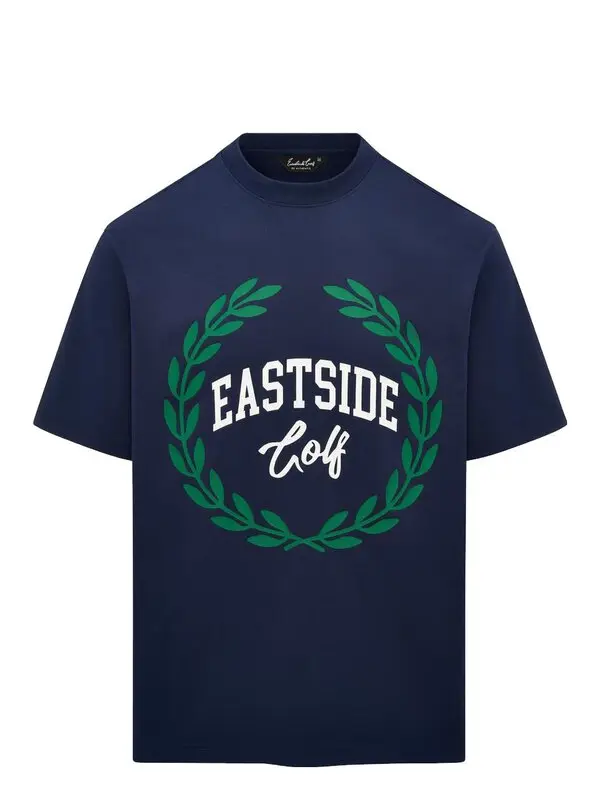 EASTSIDE GOLF Club Crest Graphic T-shirt - Navy