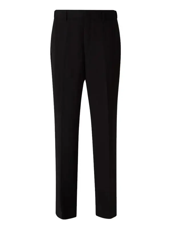 BERWICH Lucano Pressed-crease Trousers - Black