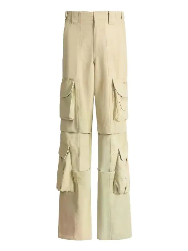 Balmain Cotton Cargo Pants - Neutrals