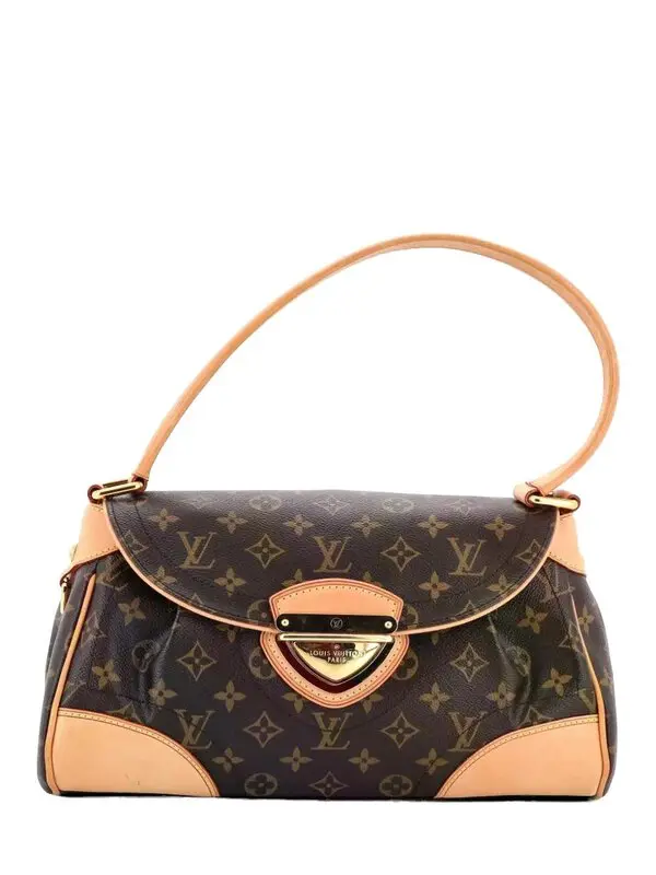 LOUIS VUITTON Beverly Handbag Monogram Canvas Mm Shoulder Bag - Brown