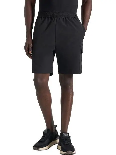 Manière De Voir Maniere De Voir Dimitri Technical Cargo Shorts - Black