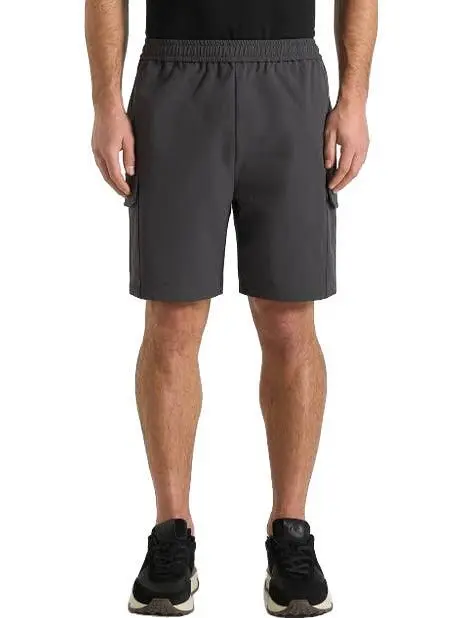 Manière De Voir Maniere De Voir Dimitri Technical Cargo Shorts - Grey