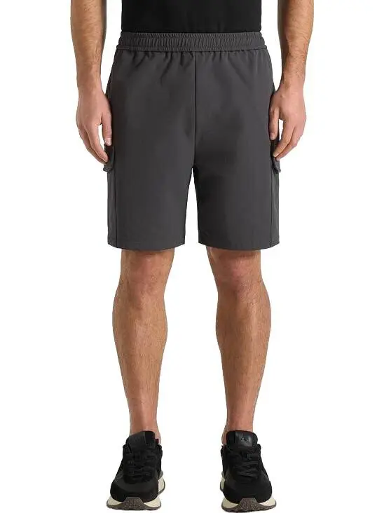 Manière De Voir Maniere De Voir Dimitri Technical Cargo Shorts - Grey