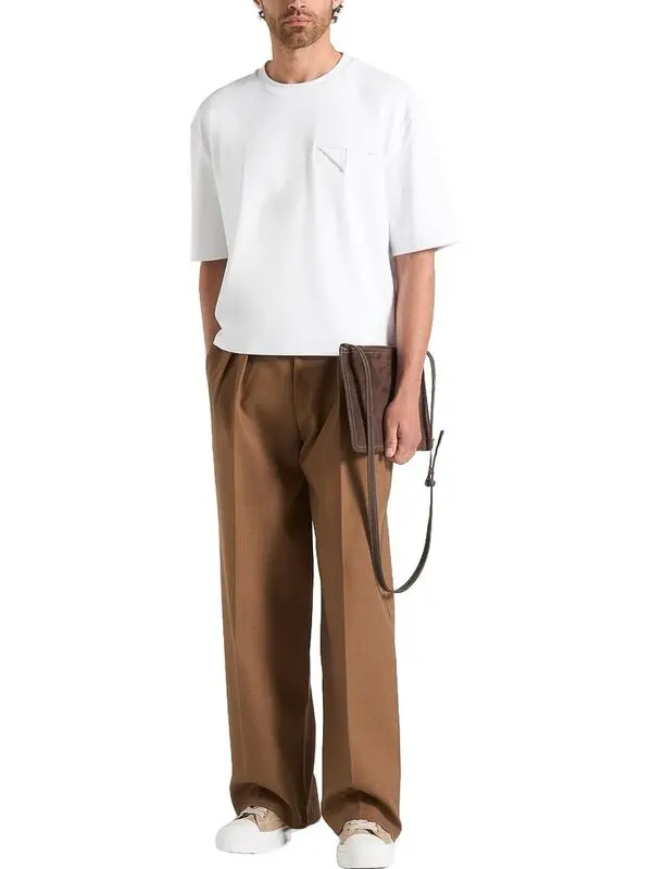 Manière De Voir Leon Boxy Cropped T-shirt - White