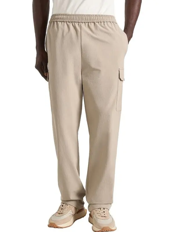 Manière De Voir Rayan Technical Cargo Trousers - Taupe