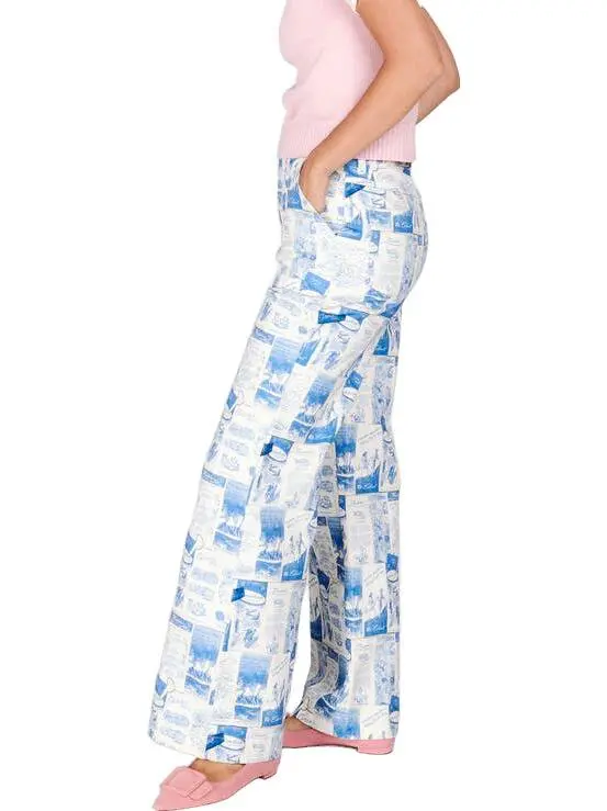RACHEL ANTONOFF Mike Pant" Wide-leg Trousers - Borscht Brochures