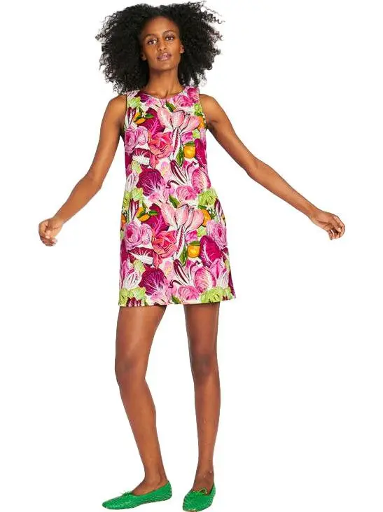 RACHEL ANTONOFF Lola Mini Dress - Radicchio & Citrus