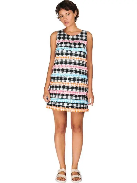 RACHEL ANTONOFF Freddie Mini Shift Dress - Tablecloth Multi