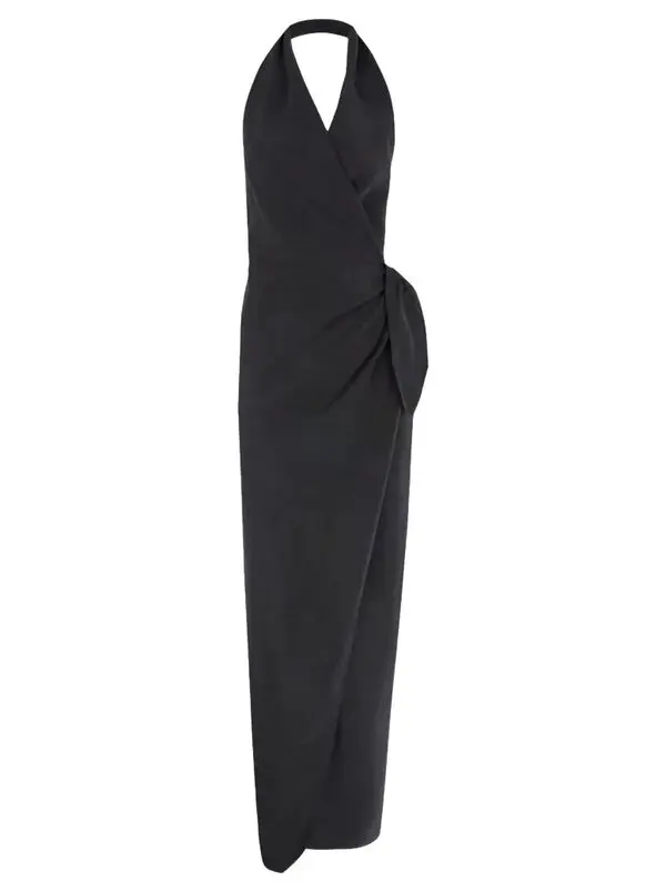 CORTANA Mona Wrap-style Dress - Blue