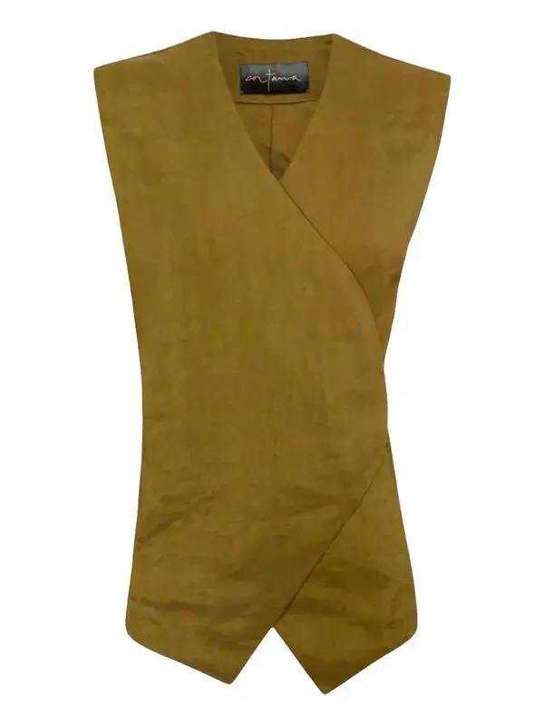 CORTANA Elena Wrap Vest - Green