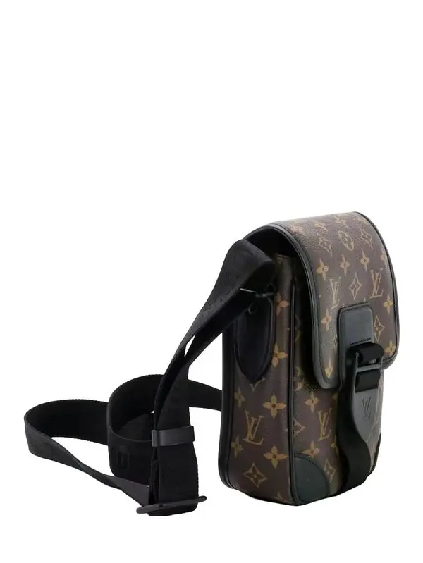 LOUIS VUITTON Archy Messenger Bag Macassar Monogram Canvas Pm - Brown