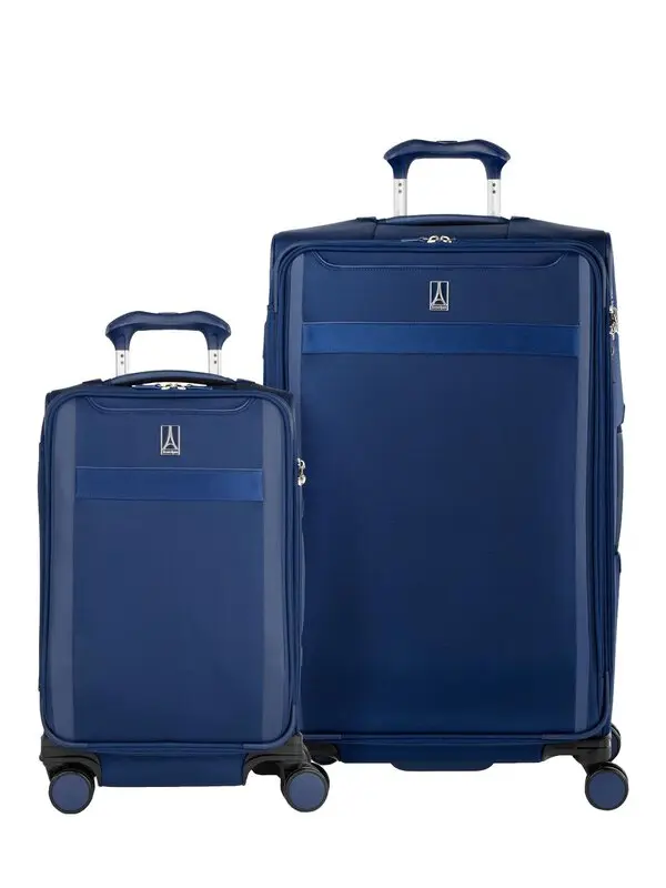TRAVELPRO Versapack+ Softside Carry-on & Large Spinner Luggage Set - Estate Blue