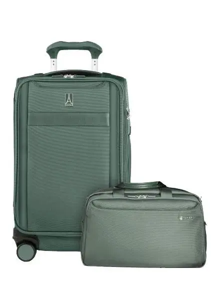 TRAVELPRO Versapack+ Softside Carry-on Spinner And Underseat Tote Luggage Set - Desert Sage