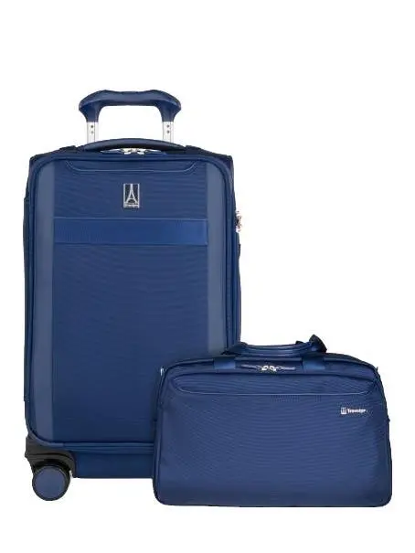 TRAVELPRO Versapack+ Softside Carry-on Spinner And Underseat Tote Luggage Set - Estate Blue