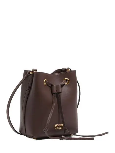 Bimba Y Lola Chihuahua Mini Bucket Bag - Chocolate