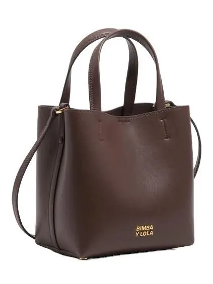 Bimba Y Lola Chihuahua Leather Bag - Chocolate