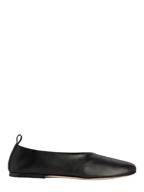 NEIL J. RODGERS Sabby Flat In Italian Nappa Leather - Black
