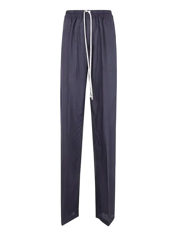 Rick Owens Dietrich Drawstring Trousers - Black