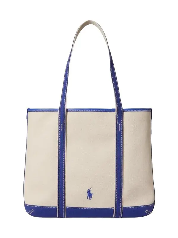 Polo Ralph Lauren Spring Bear Small Tote Bag - White