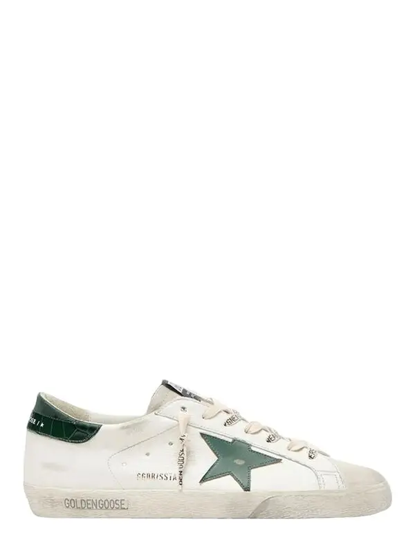 GOLDEN GOOSE Super Star" Nappa Leather Sneakers With Suede Accents - White