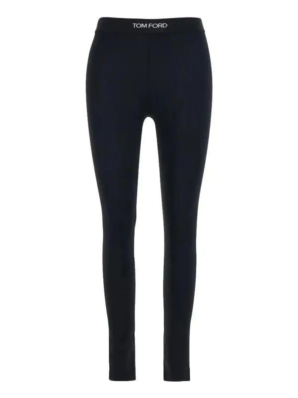 TOM FORD Lustrous Jersey Leggings - Black