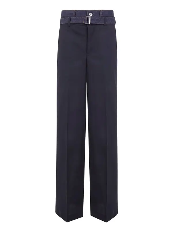 Sacai Suiting X Denim Pants - Black