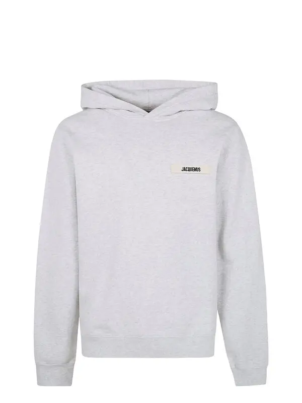 Jacquemus Le Hoodie Gros Grain Sweatshirt - Gray