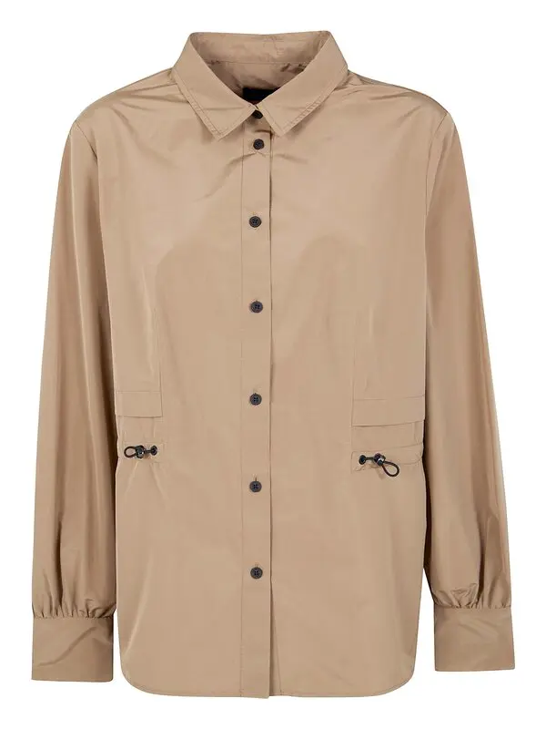 Moncler Shirt With Button Details - Gray
