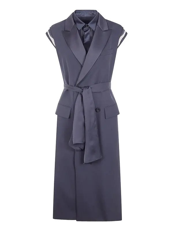 Sacai Suiting Vest - Black