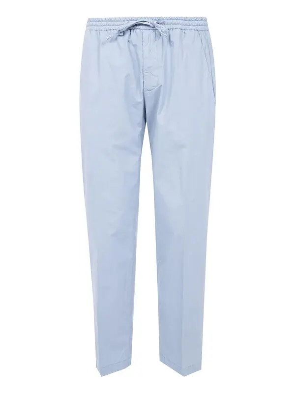 MICHAEL COAL Popeline Coulisse Trousers - Gray
