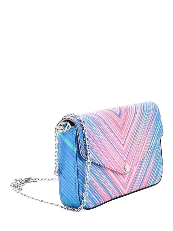LOUIS VUITTON Felicie Pochette Limited Edition Tropical Epi Leather Crossbody Bag - Multicolour