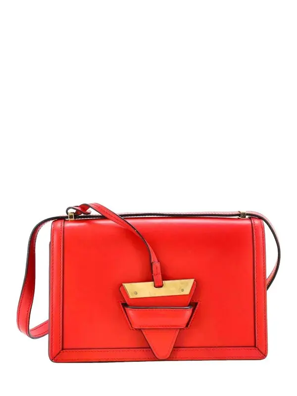 Loewe Barcelona Leather Medium Shoulder Bag - Red