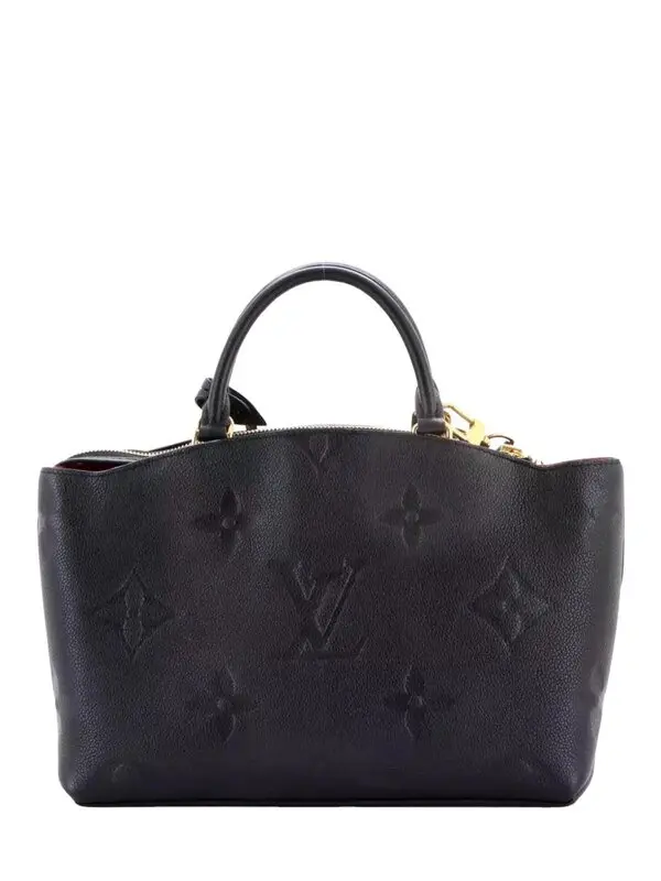 LOUIS VUITTON Petit Palais Monogram Empreinte Giant Satchel - Black