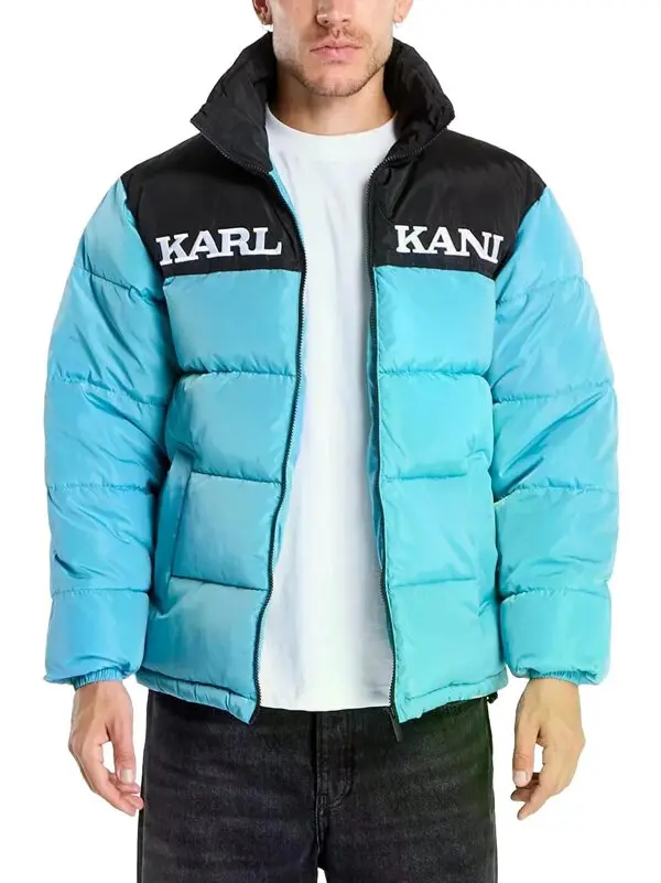 KARL KANI Padded Logo Jacket - Blue