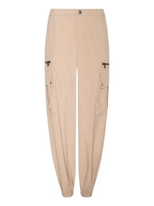 L'Agence Greer Nylon Cargo Jogger - Praline