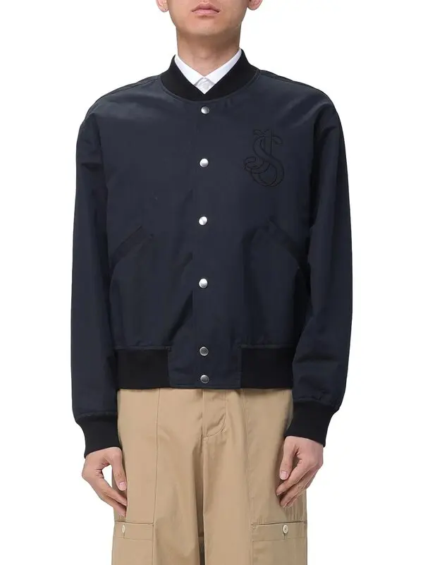 JIL SANDER Nylon Bomber Jacket - Black