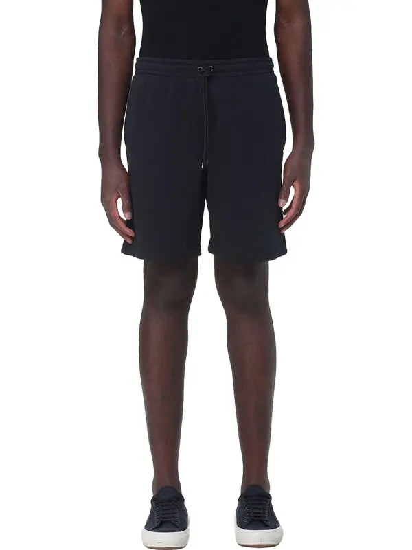 K-WAY Drawstring Shorts With Logo Detail - Black